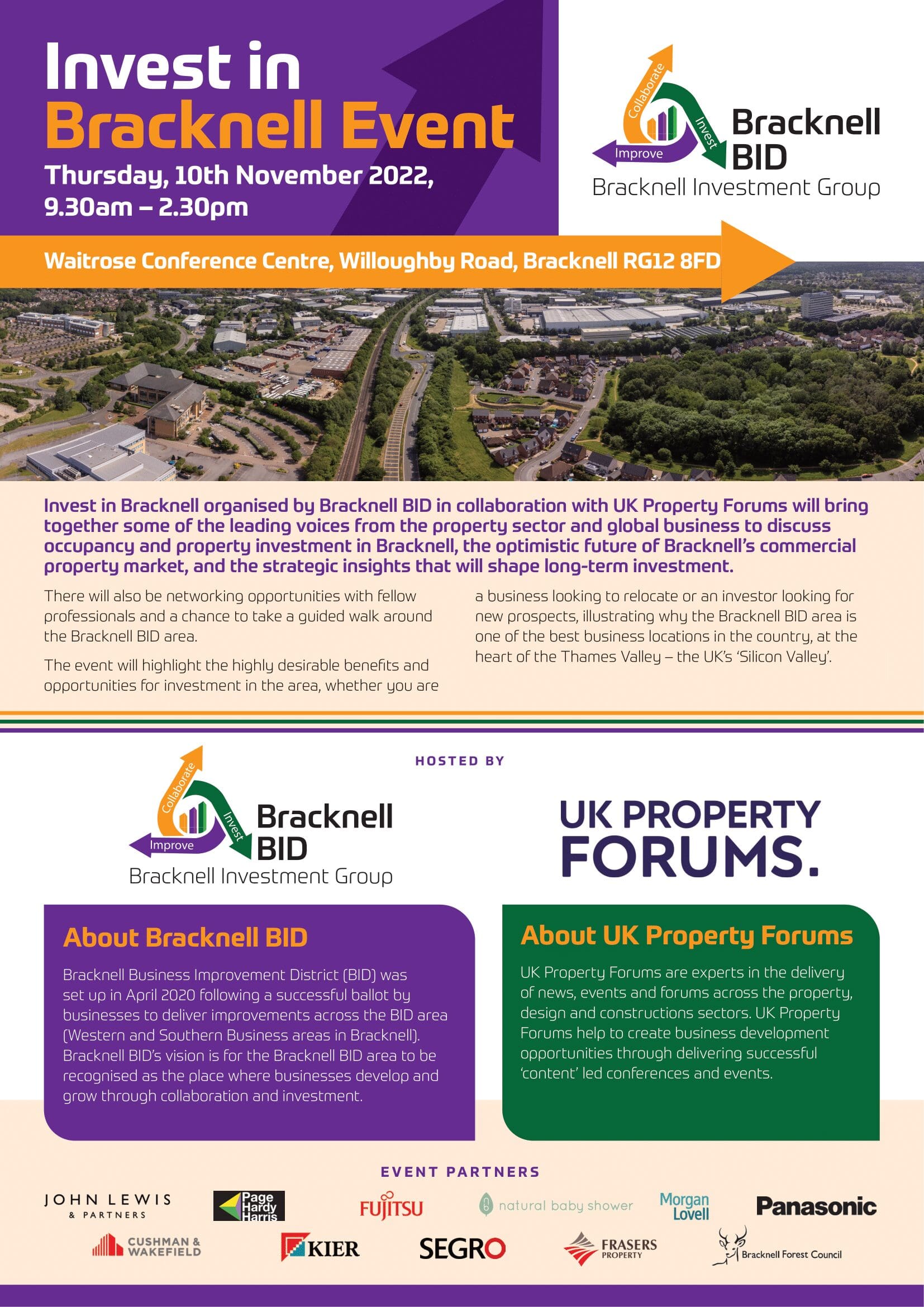 Invest in Bracknell Event - 10th November, 9:30am - 2:30pm - Waitrose ...