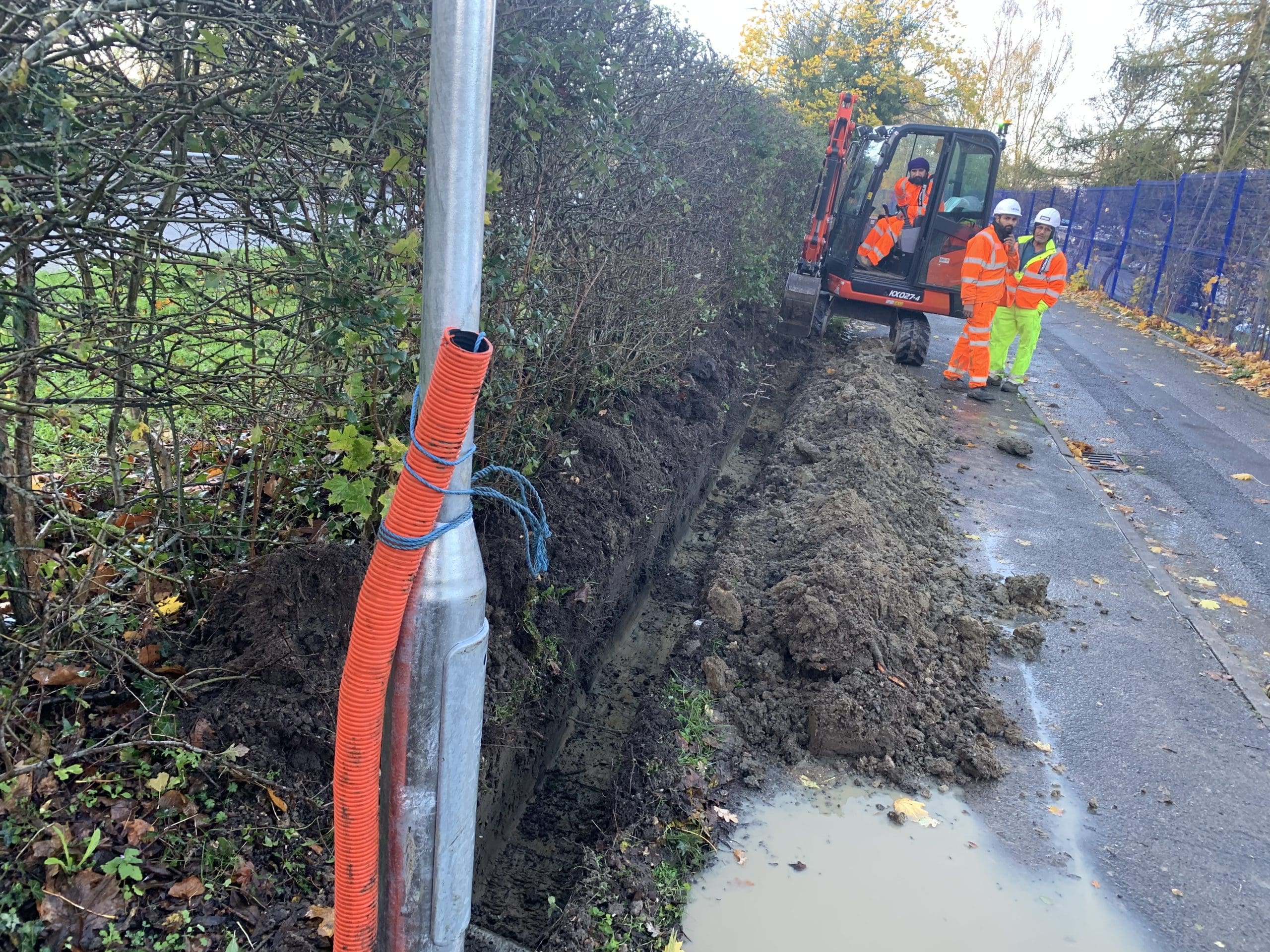 Bracknell BID funded lighting installation underway on Easthampstead ...