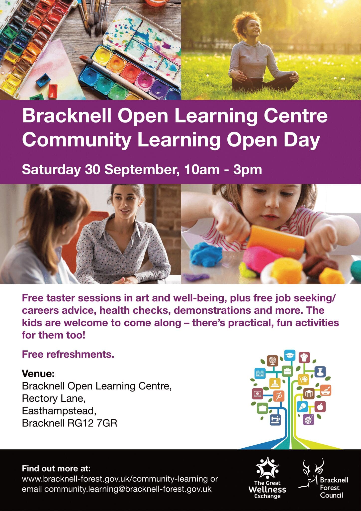 Bracknell Forest Council Community Learning launches new Well-being Programme - Bracknell BID