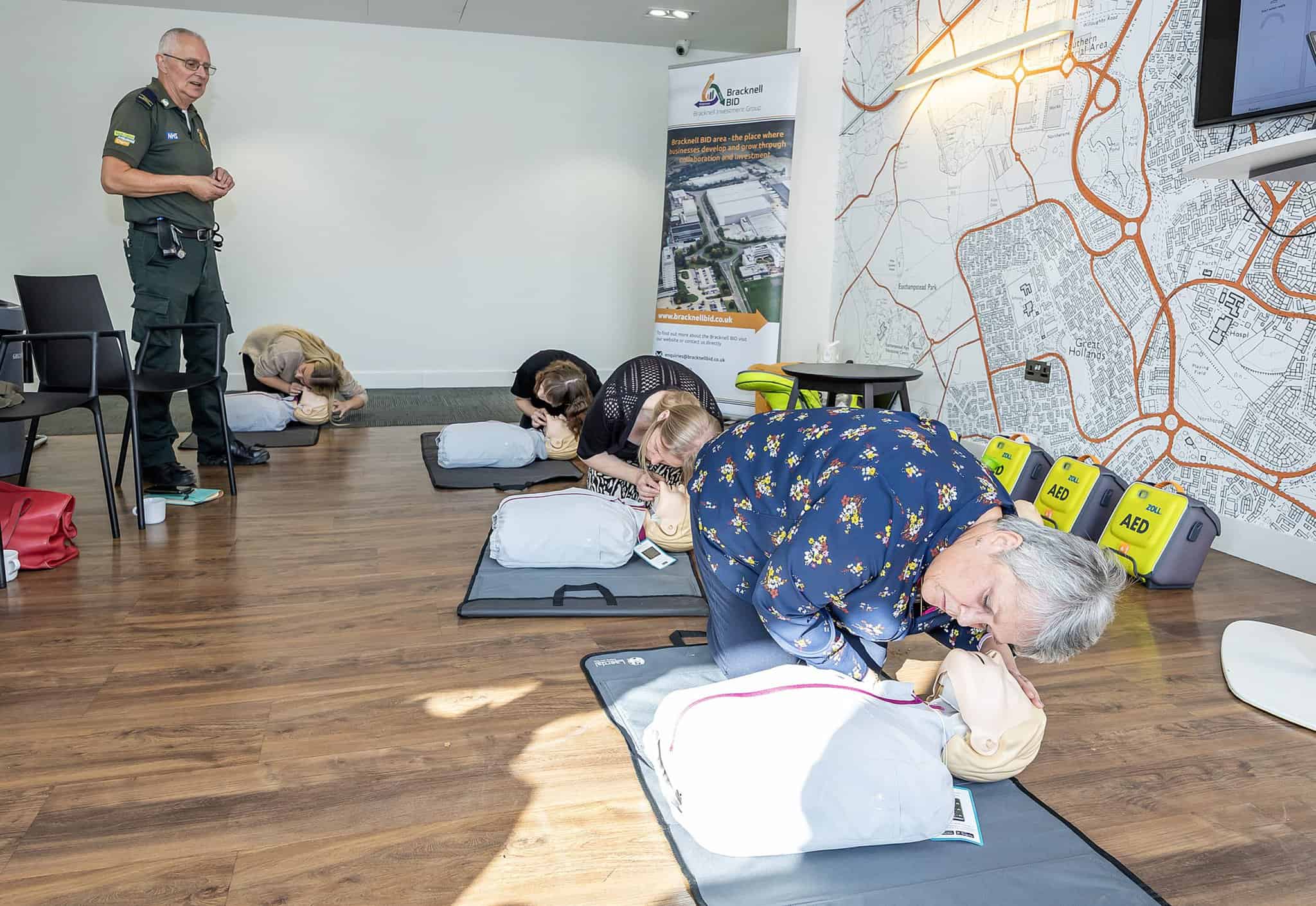 Bracknell BID's Basic Life Support Awareness Training Course provided ...